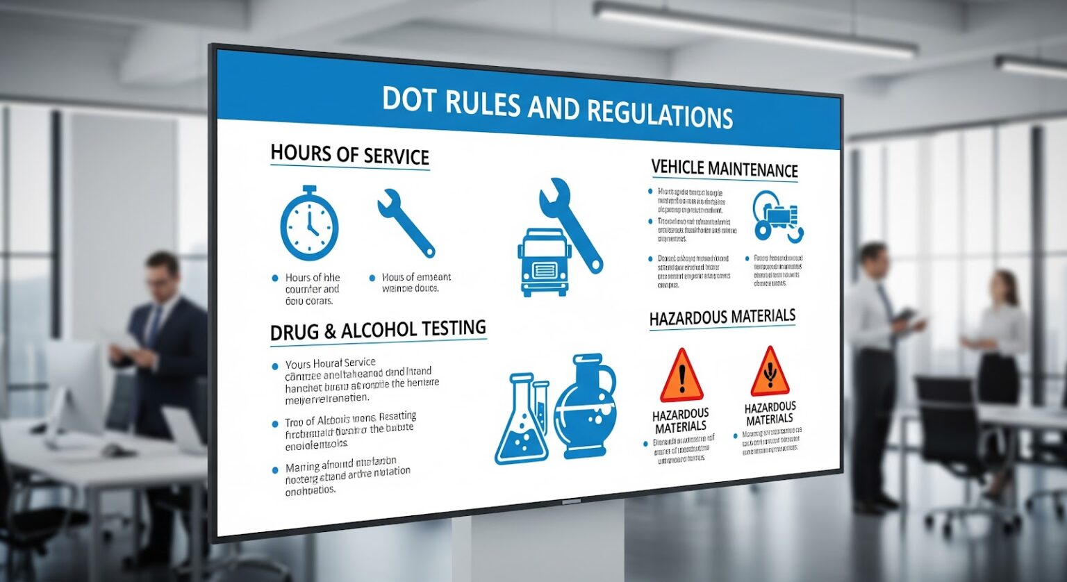 DOT Rules and Regulations: Key Guidelines for Truck Drivers